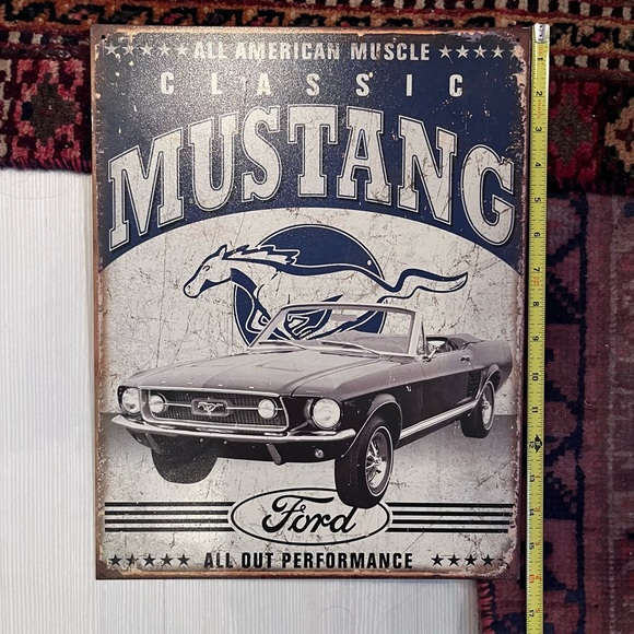 Art | Classic Mustang Sign | Poshmark